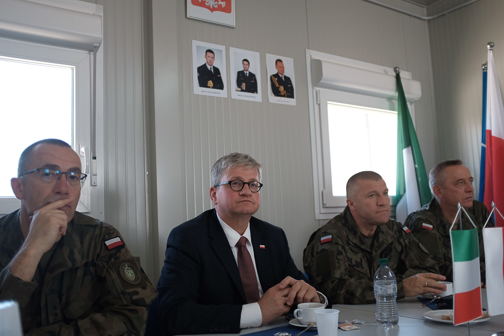 Wizyta Szefa BBN w PKW SOPHIA - Wydarzenia - Biuro Bezpieczeństwa Narodowego