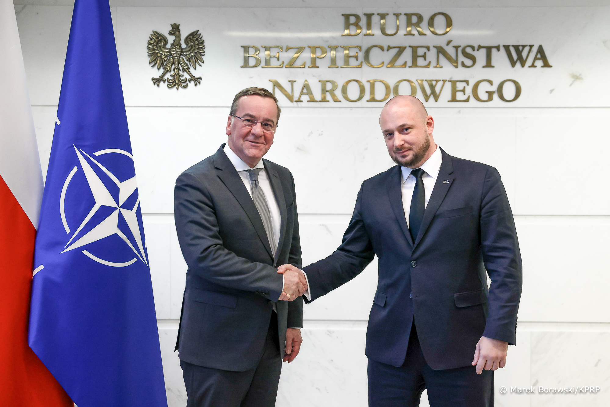 Spotkanie Szefa BBN z ministrem obrony Niemiec - Wydarzenia - Biuro Bezpieczeństwa Narodowego
